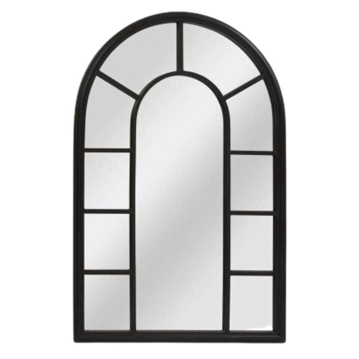 Archie Arch Outdoor Black Wall Mirror – Mirror City