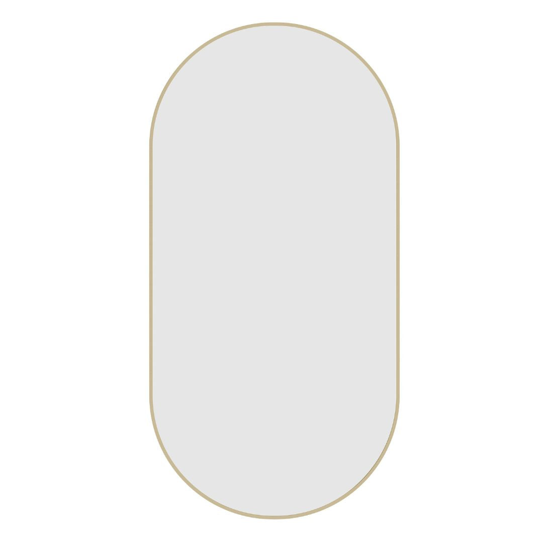 Italia Pill Gold Wall Mirror – Mirror City