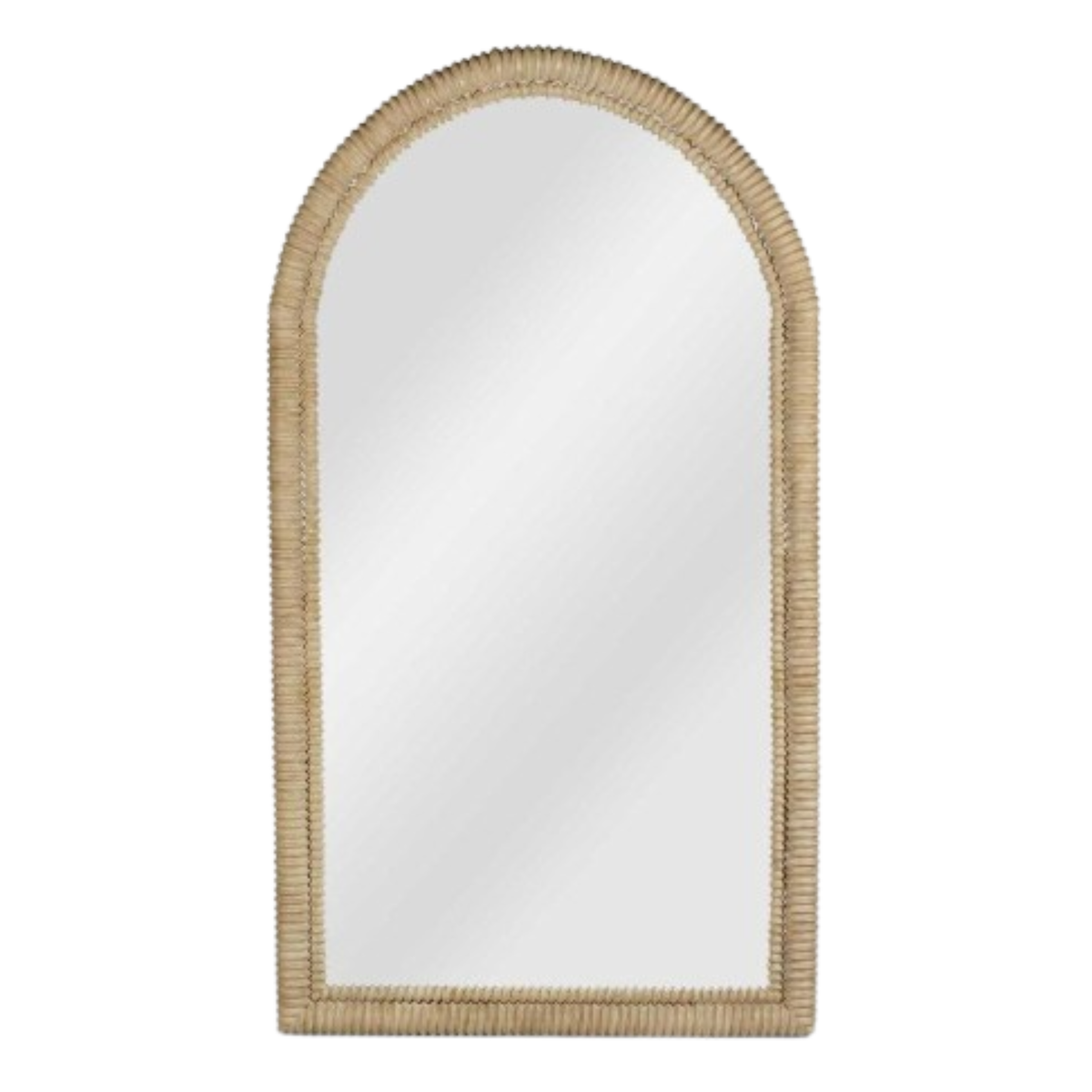 Camille Natural Arched Floor Mirror – Mirror City