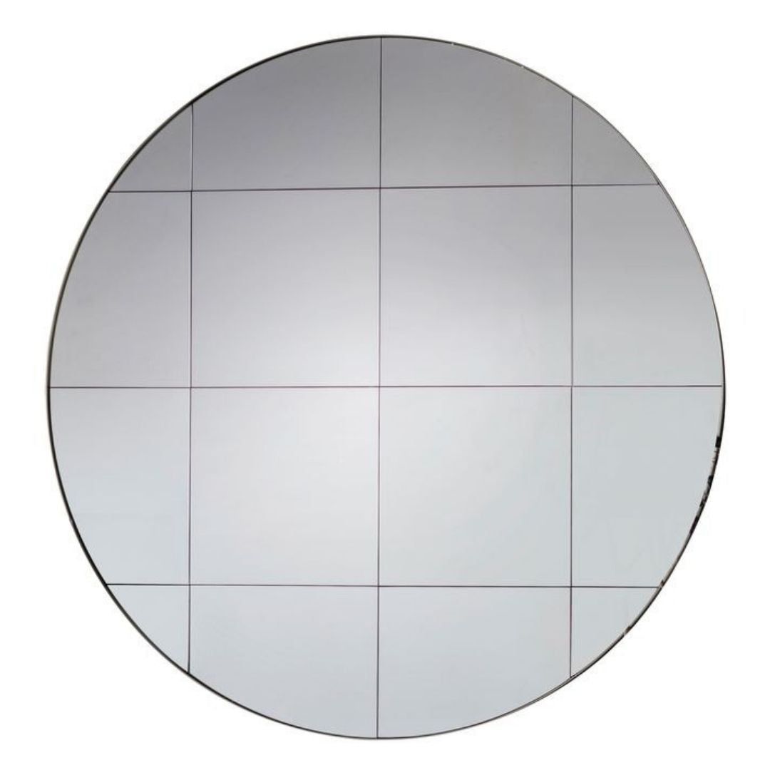 Brendon Silver Round Wall Mirror | Mirror City